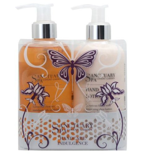 Sanctuary Handcare Indulgence Gift Set Hand Wash And Hand Lotion ...