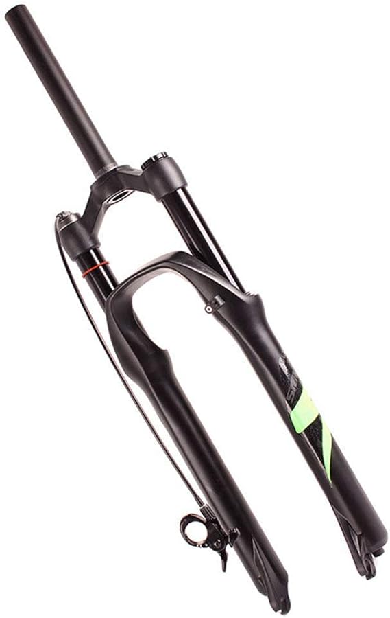 SLRMKK Fahrradgabel, Fahrrad-MTB-Gabel, Gasdruckstoßdämpfer-Federgabel ...
