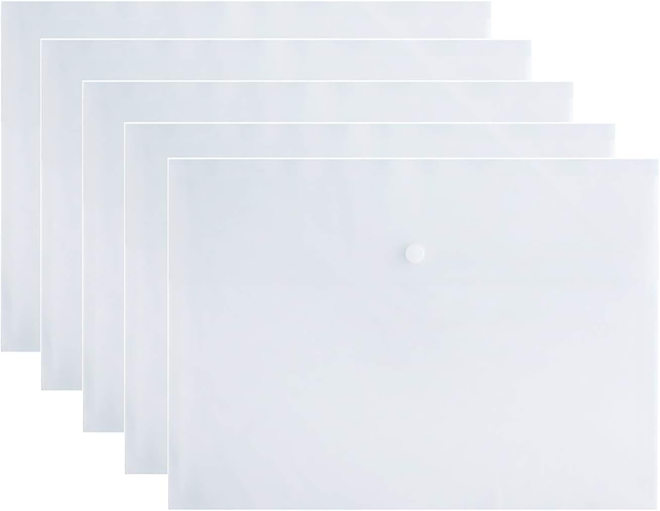 VANRA Poly File Folder Pockets File Jacket Plastic Envelope Flat ...