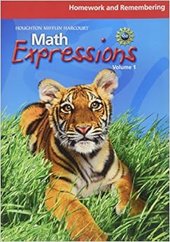 Math Expressions, Grade 2 Homework and Remembering: Houghton Mifflin Harcourt Math Expressions ...