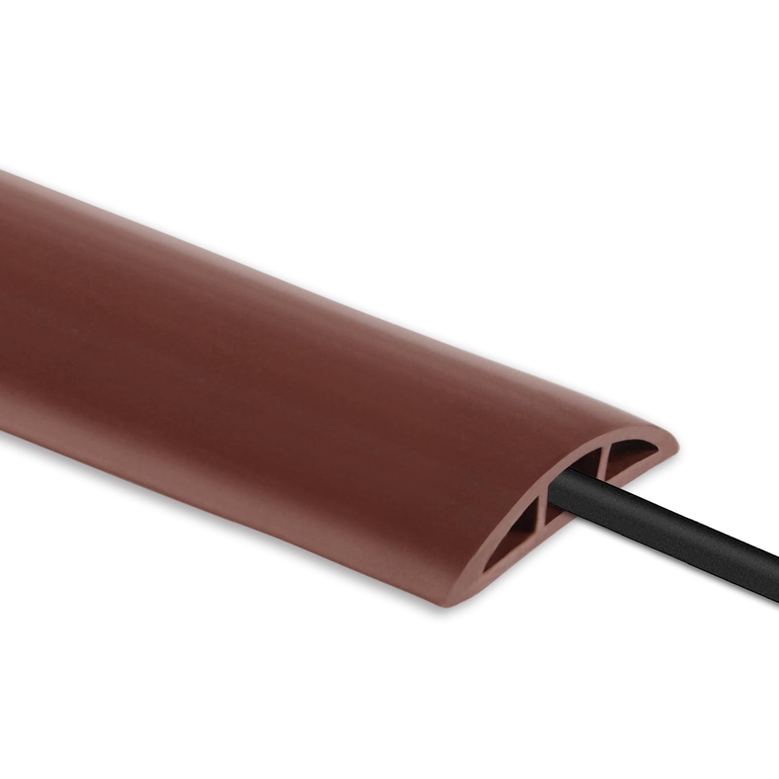 4FT Floor Cord Cover, Heavy Duty PVC Cable Cover for Wires on Floor ...