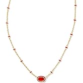 Amazon.com: Kendra Scott, Womens, Mini Elisa Enamel Frame Short Pendant ...