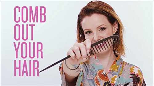 Carbon Wide Tooth Rake Comb with Tail – Child-Friendly Detangler ...