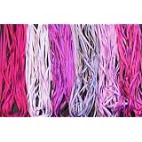 Amazon.com: New ThreadNanny 5 Spools of 100% Pure Silk Ribbons - Pink ...