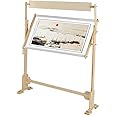 Amazon.com: Adjustable Embroidery Stand, Wooden Frame Cross Stitch ...