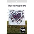 Amazon.com: Slice of Pi Quilts Exploding Heart Pattern : Arts, Crafts ...