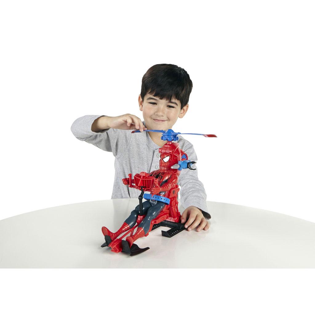 Marvel Ultimate Spider-Man Titan Hero Series Spider-Man Figure with Web ...