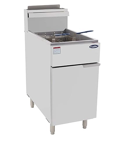 Atosa CookRite ATFS-50-NG 50 lbs Free Standing Floor Fryer with ...