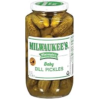 Amazon.com : Milwaukee's Baby Dill Pickles, 32 oz. (Pack of 12 ...