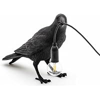 Luluckly Raven Light Birds Table Lamps Bedroom Resin Crow Desk Lamp ...