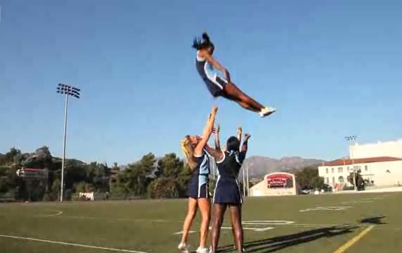 Watch How to Do an Extension into a Cradle in Cheerleading on Amazon Live