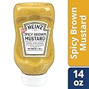 Amazon.com : Heinz Spicy Brown Mustard (14 oz Bottles, Pack of 6 ...