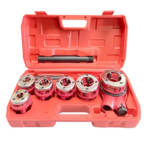 Pipe Thread Kit, Manual plumber pipe threader set,Ratcheting Pipe ...
