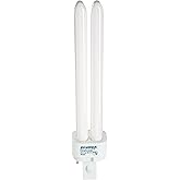 Sylvania (10 Pack) 20672 CF18DD/E/835/ECO 18-Watt 3500K 4-Pin Double Tube Compact Fluorescent ...