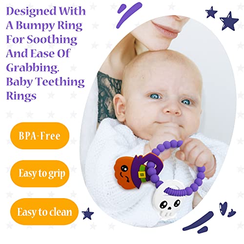 Big Spinach Pumpkin Teether Cute Ghouls Ring Teether and Blind Box ...