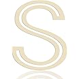 Amazon.com: Wooden Letters 12 Inch,1/5 Inch Thick Large Wood Letter S ...