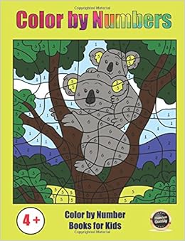 Color by Number Books for Kids: A color by numbers book for children ...