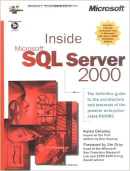 Inside Microsoft SQL Server 2000: Kalen Delaney: 9780735609983: Amazon ...