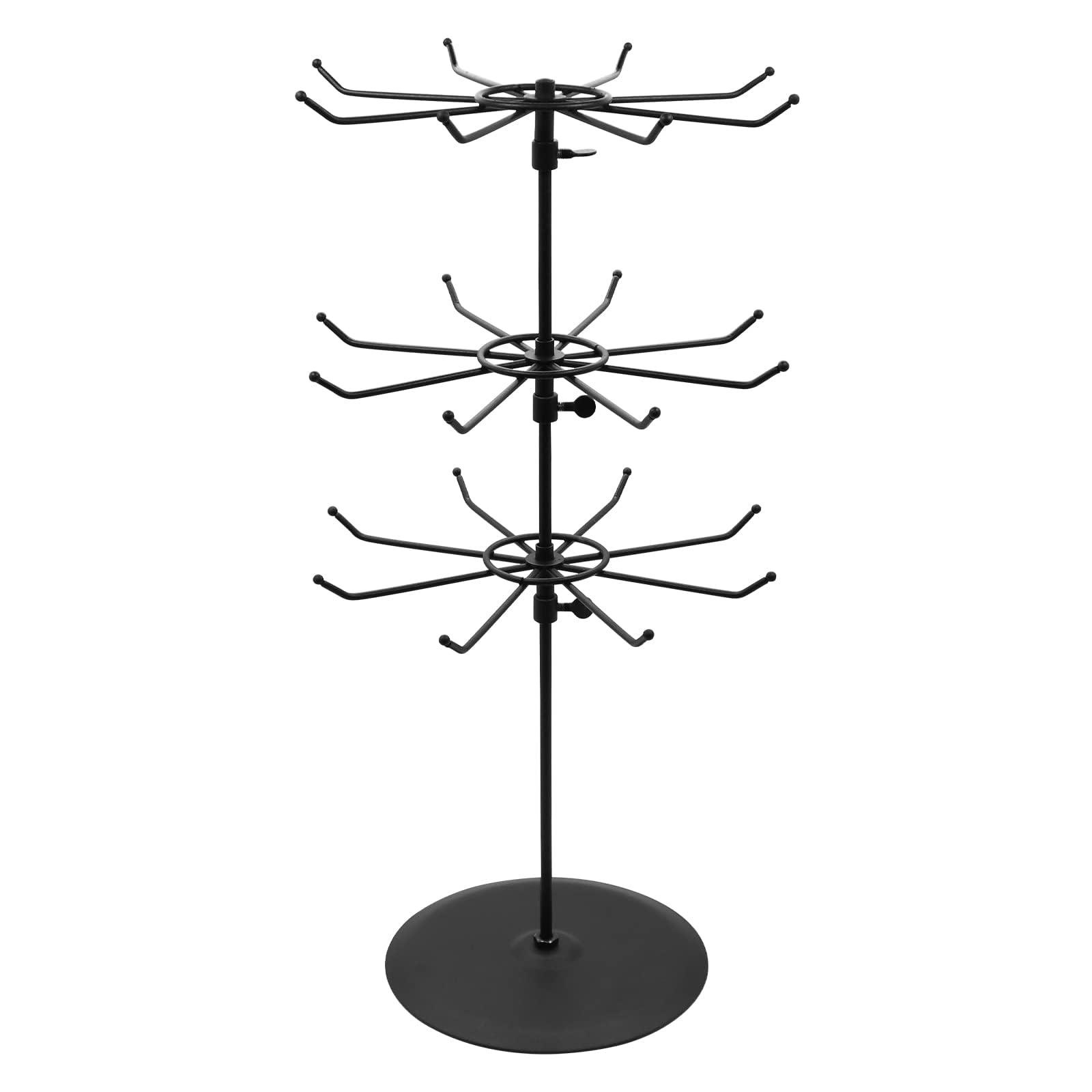 Mua Medium Duty Adjustable Three Tier Counter Top Spinner Display Stand ...