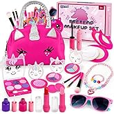 Amazon.com: Fake Makeup Toy Girl Gifts - Fake Make Up Kit Pretend Make ...