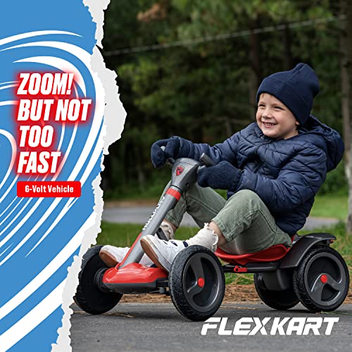 Rollplay Flex Kart 6V Electric Go Kart for Children Aged 2-5 Featuring ...