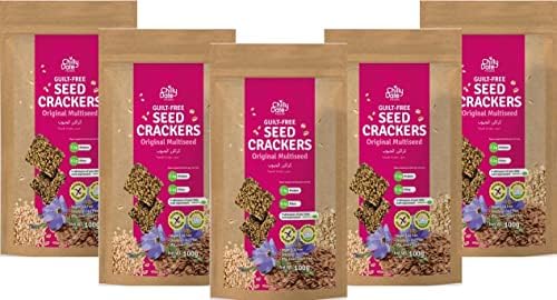 Original Multiseed Crackers - BUNDLE PACK (BUY 4 GET 1 FREE) - CHILLY DATE - Gluten free - Vegan ...