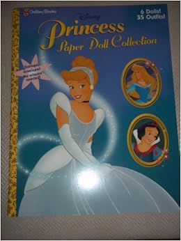 GOLDEN BOOKS DISNEY PRINCESS PAPER DOLL COLLECTION: Disney, mattel ...