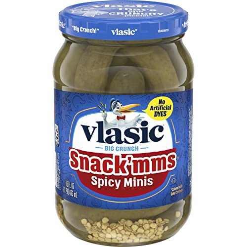 Vlasic Snack'mms Spicy Minis Pickles, 16 FL OZ in Kuwait | Whizz Dill ...
