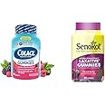 Amazon.com: Colace Stool Softener Gummies 60ct & Senokot Laxative ...
