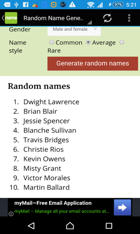 Am Recunoscut Origine Transplant Random Alias Generator 