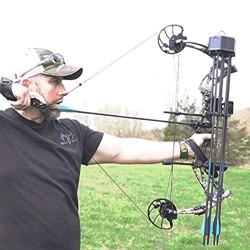 Sanlida Archery Dragon X8 RTH Compound Bow Package for Adults and Teens,18”-31” Draw Length,0-70 ...