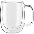Amazon.com | ZWILLING Sorrento Plus 2-pc Double-Wall Glass Coffee Mug Set, Clear: Coffee Cups & Mugs