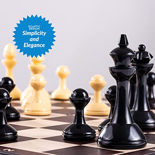 17 Inch Ecliptic Style Themed Chess Set Board Game - Travel Chess Set ...