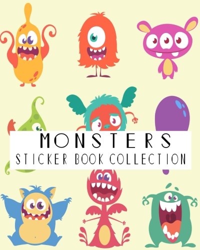 Free Download: Monsters Sticker Book Collection: Blank Sticker Album ...