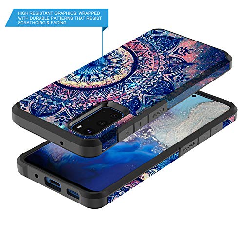 Samsung Galaxy S20 Case, Rosebono Slim Hybrid Dual Layer Shockproof Hard Cover Graphic Fashion ...