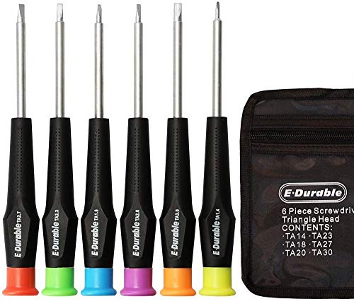 E·Durable Triangle Head Screwdriver Set, Triangle Screws Driver Tool ...