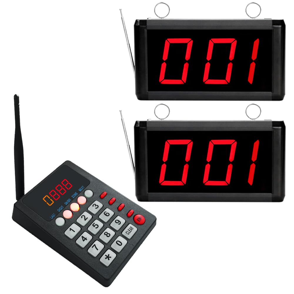 Queue Calling System Pager - Take A Number System Waiting Number System Customer Number System ...