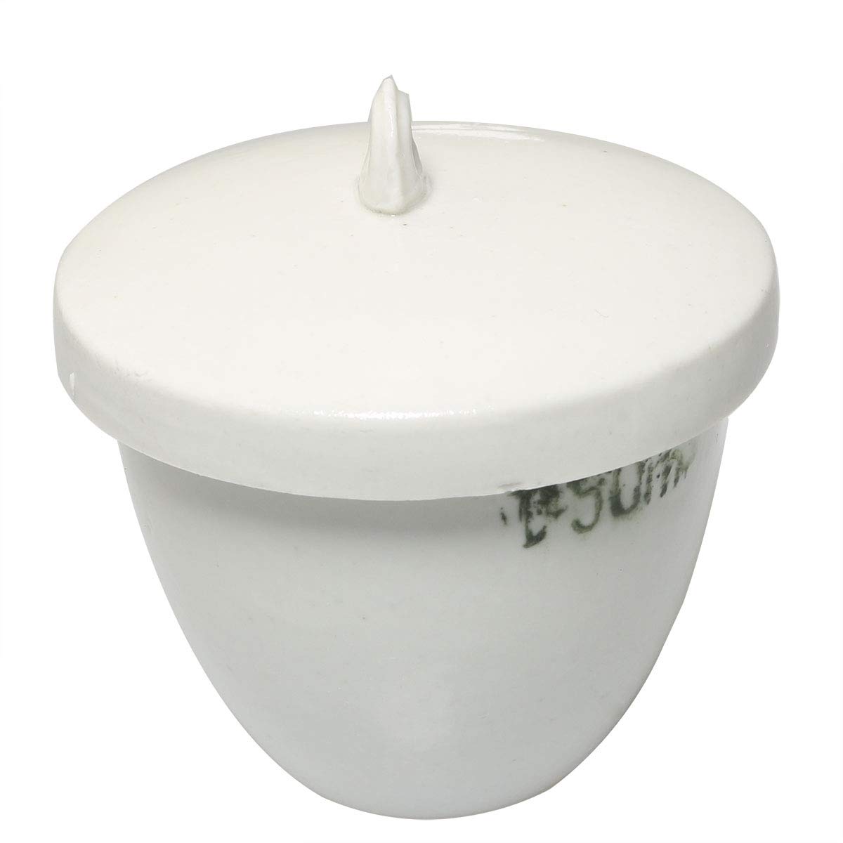 PZRT Laboratory Porcelain Crucible With Lid, Lab Equipment Porcelain Crucible, 50mL Capacity on ...