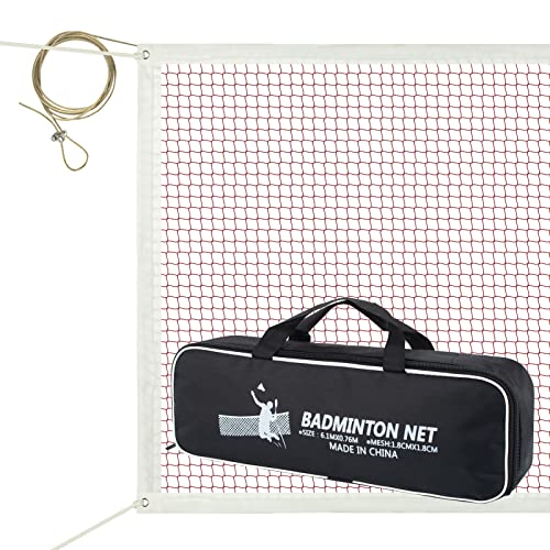 Badminton Net,Vigleco Portable Badminton Net for Backyard,20FTx2.5FT ...