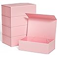 Amazon.com: Pink Gift Boxes 12" x 6" x 4" with Magnetic Closure Lid ...