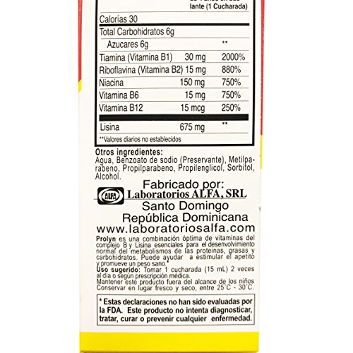 Prolyn Jarabe Adultos / Syrup for Adults 4oz | Pricepulse