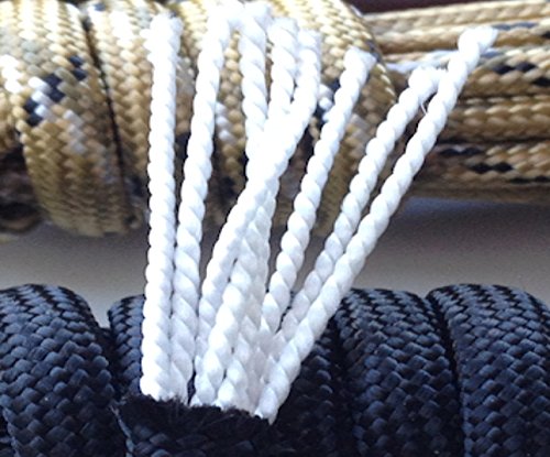 X-CORDS Paracord 850 Parachute Cord Made in The USA (Black Diamond ...