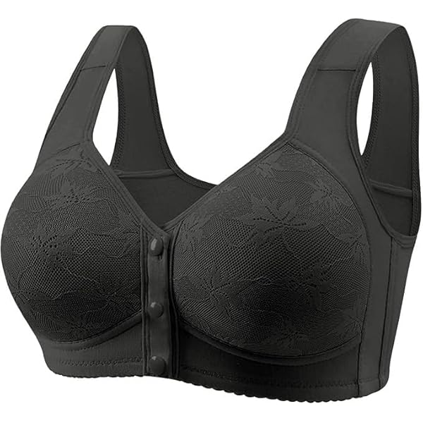 Senior Bras Women Evybliss Moona Front Closure Bra - Wireless Comfort ...