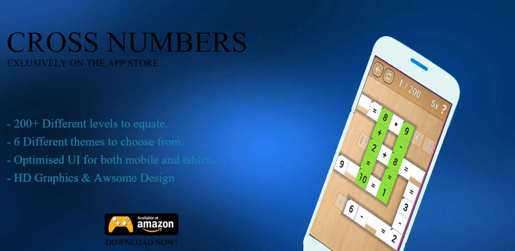 Cross Numbers - Cross Equate - math game:Amazon.com:Appstore for Android