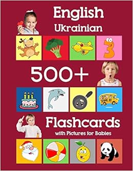 Amazon | English Ukrainian 500 Flashcards with Pictures for Babies ...