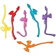 Amazon.com: Fun Express Sticky Stretch Dragons Toys - Bulk Set of 72 ...