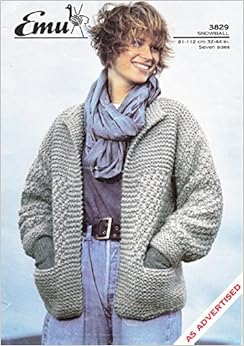 Emu Knitting Pattern 3829, Lady's Edge to Edge Jacket, Sizes 81-112cm ...
