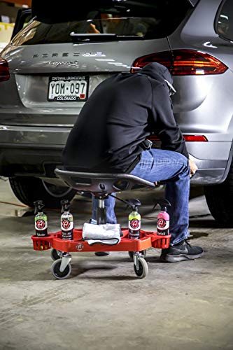 Adam's Polishes Pro Rolling Stool, Car Detailing Stool Chair, Shop ...