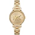 Amazon.com: Michael Kors Women's Sofie Stainless Steel Quartz Watch ...