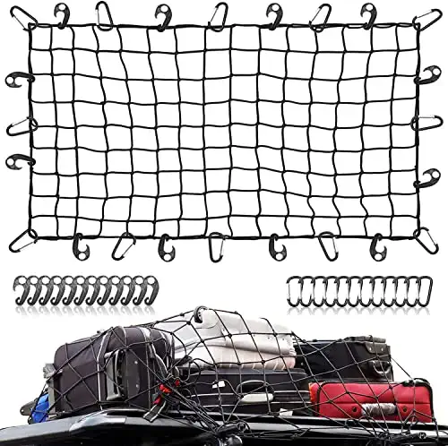 قیمت و خرید Roof Rack Cargo Net for Cars & SUVs - 3' x 4' Stretches to ...
